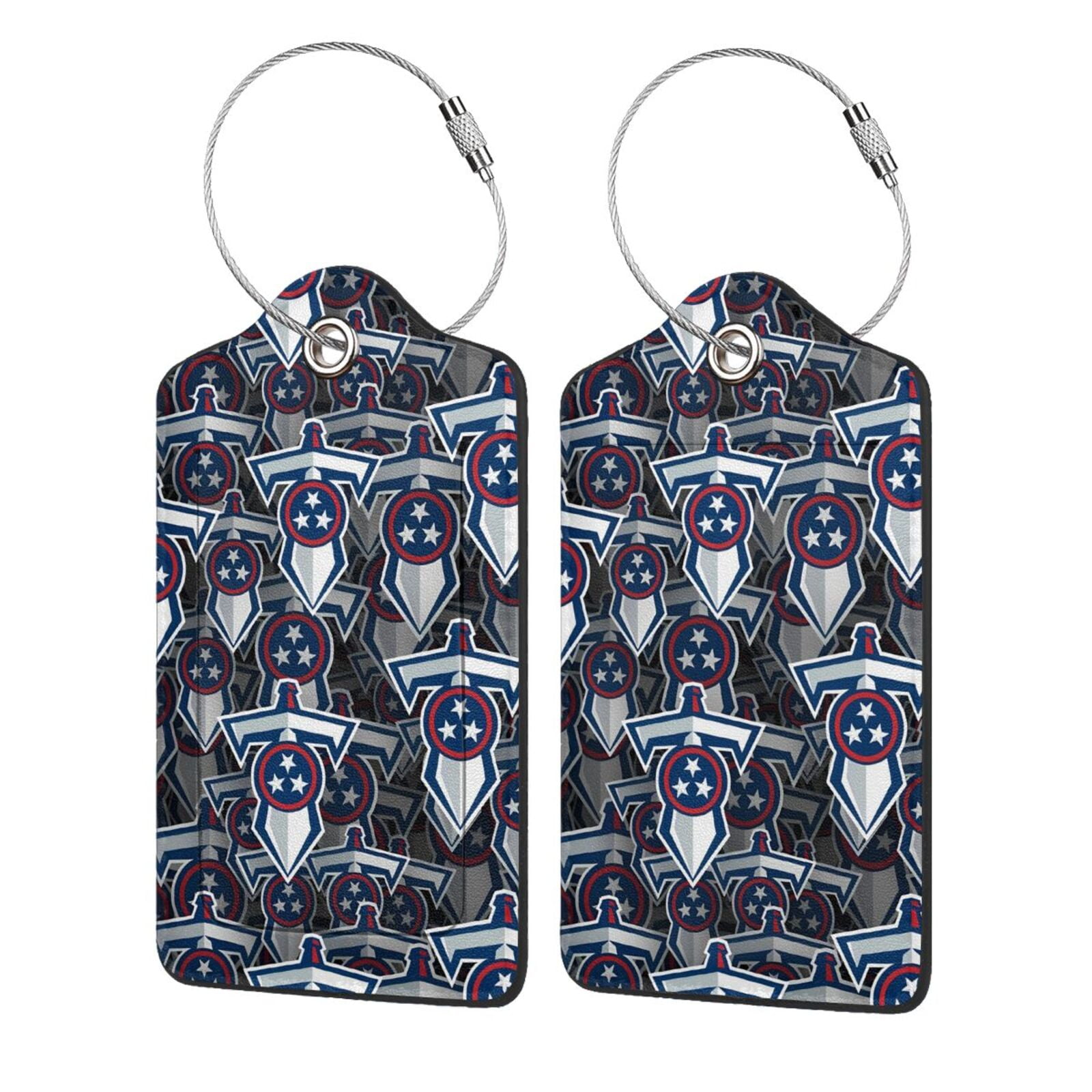 Titans Leather Luggage Tag Leather Suitcase Baggage Tags Luggage Tag ...