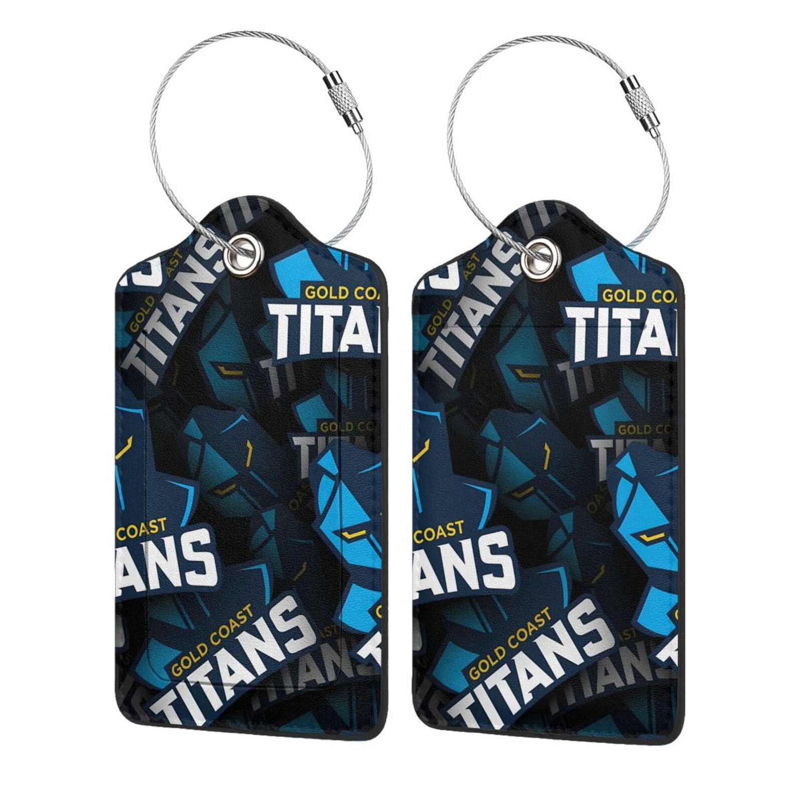 Titans Leather Luggage Tag Leather Suitcase Baggage Tags Luggage Tag ...