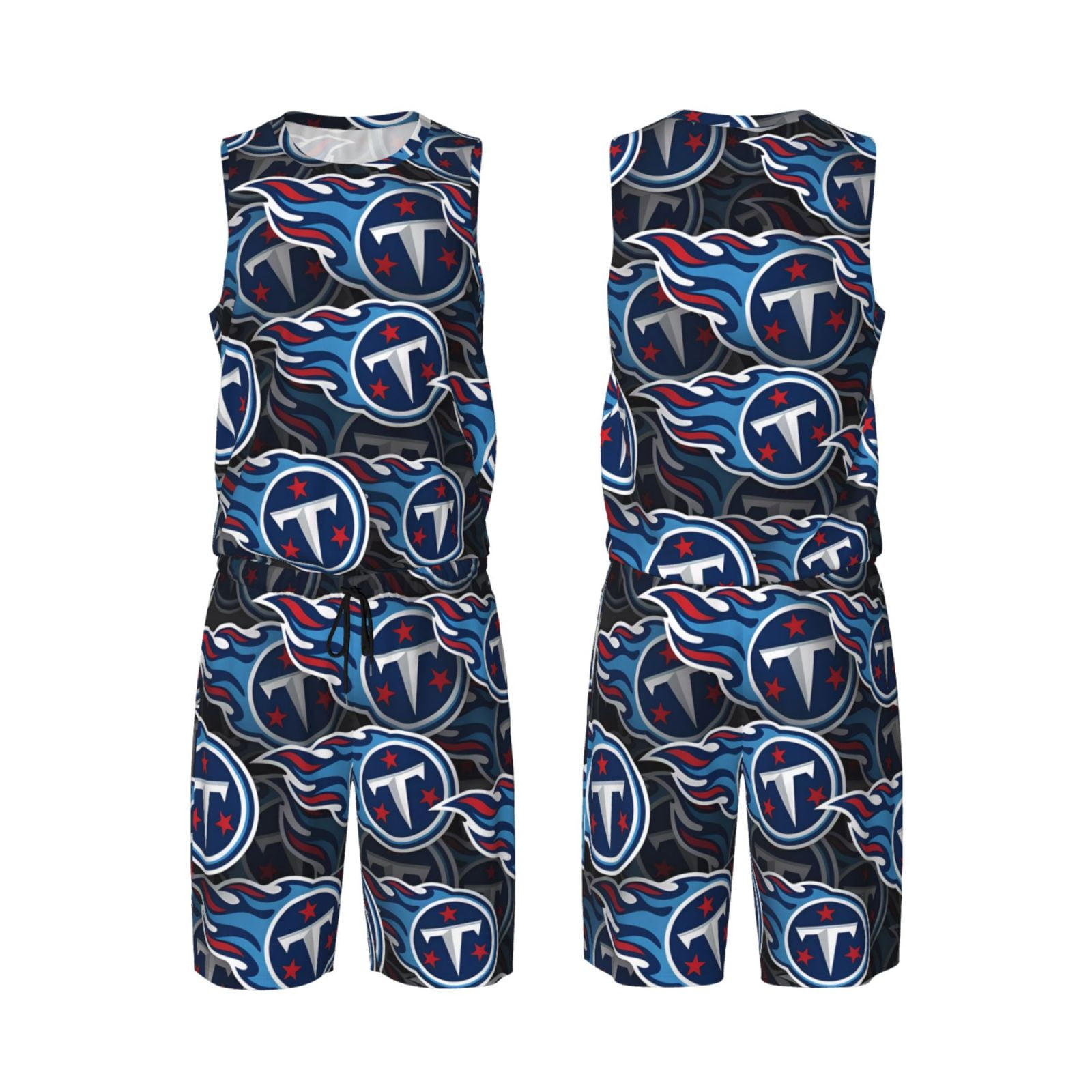 Titans Men’s Basketball Uniform Set Men Basketball Jersey and Shorts ...