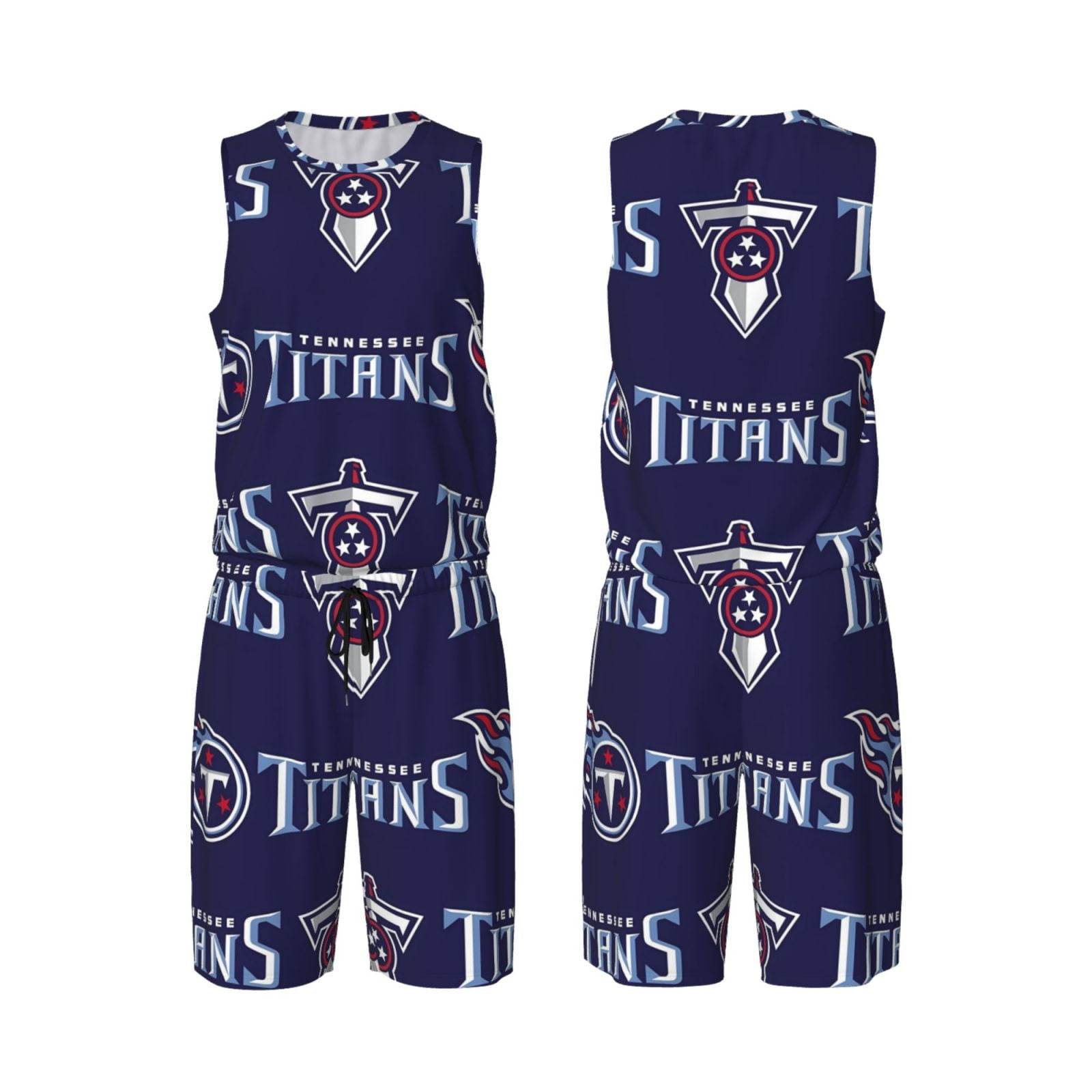 Titans Men’s Basketball Uniform Set Men Basketball Jersey and Shorts ...