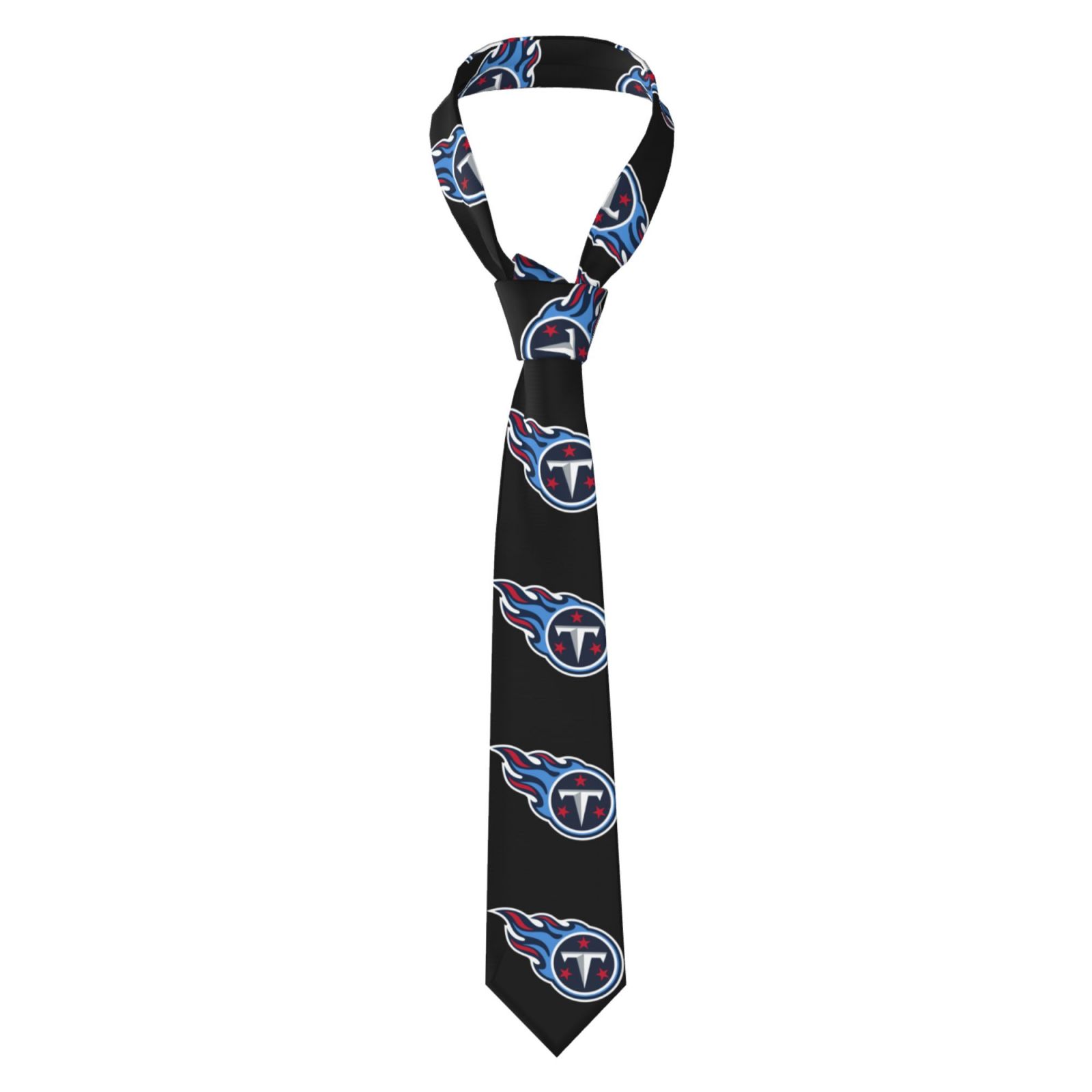 Titans Men's Suit Ties Fashion Ties Football Team Logo Print Ties Fan ...