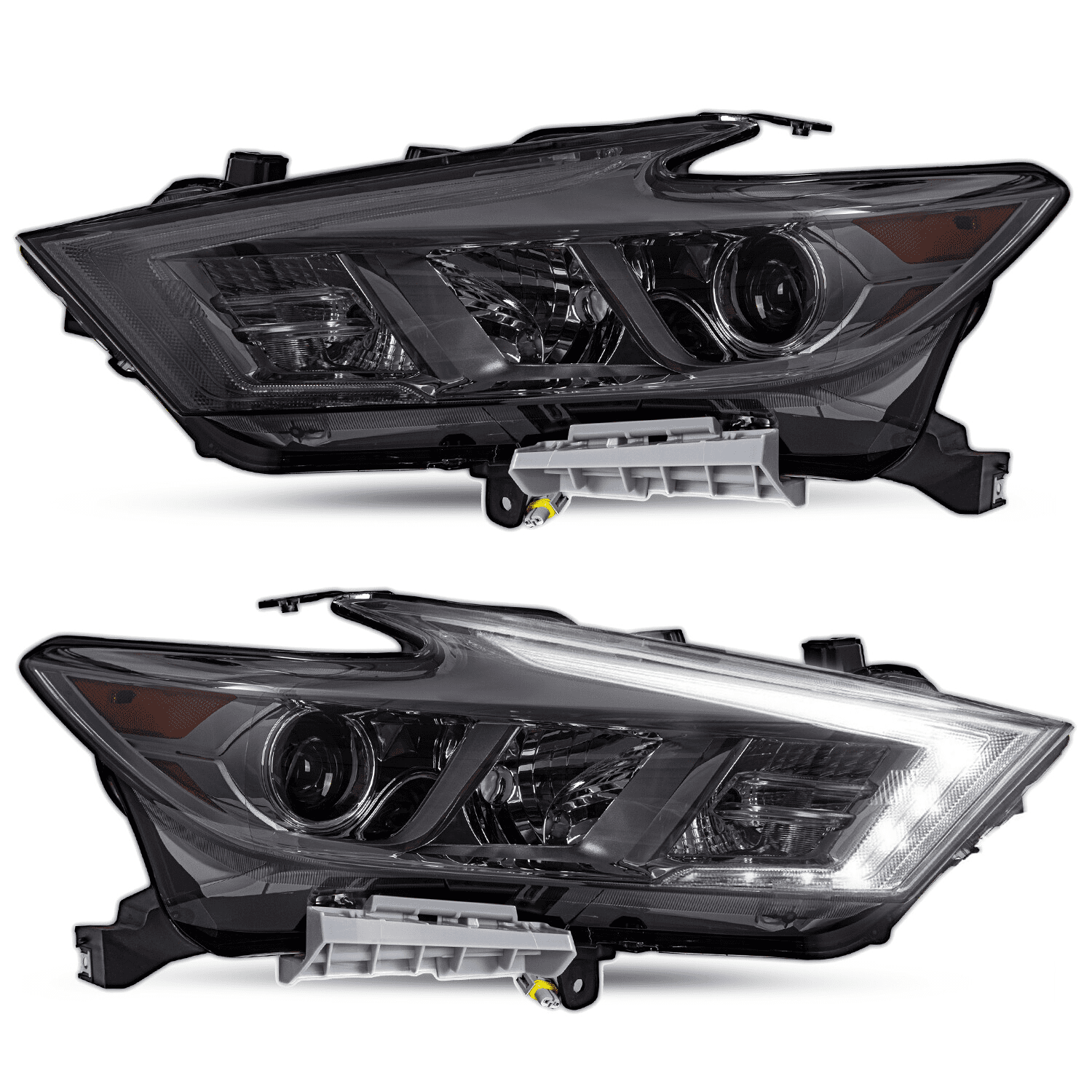 Titans Motors Headlights for 2016–2018 Nissan Maxima 4-Door LED DRL ...