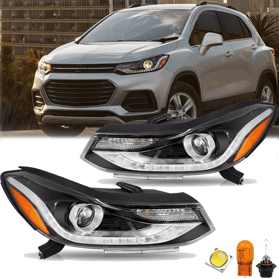 Titans Motors LED Projector Headlights for 2017–2022 Chevy Trax ...