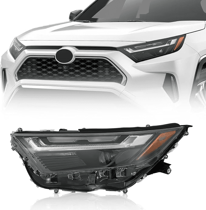 Titans Motors Left Driver Side Headlight Fit for 2022-2024 Toyota RAV4 ...
