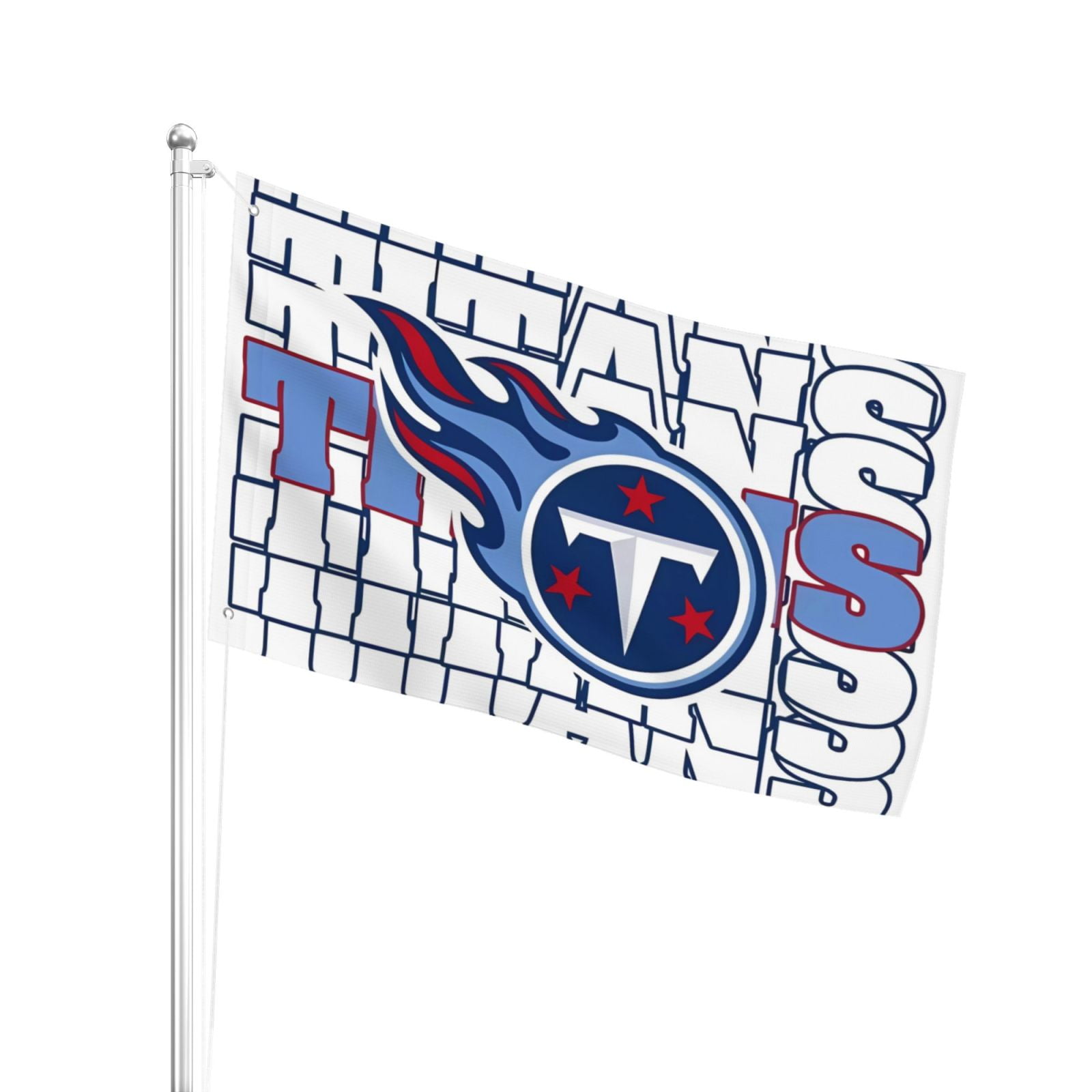 Titans Three Layer personalized Double Sided Flag Football Fans ...