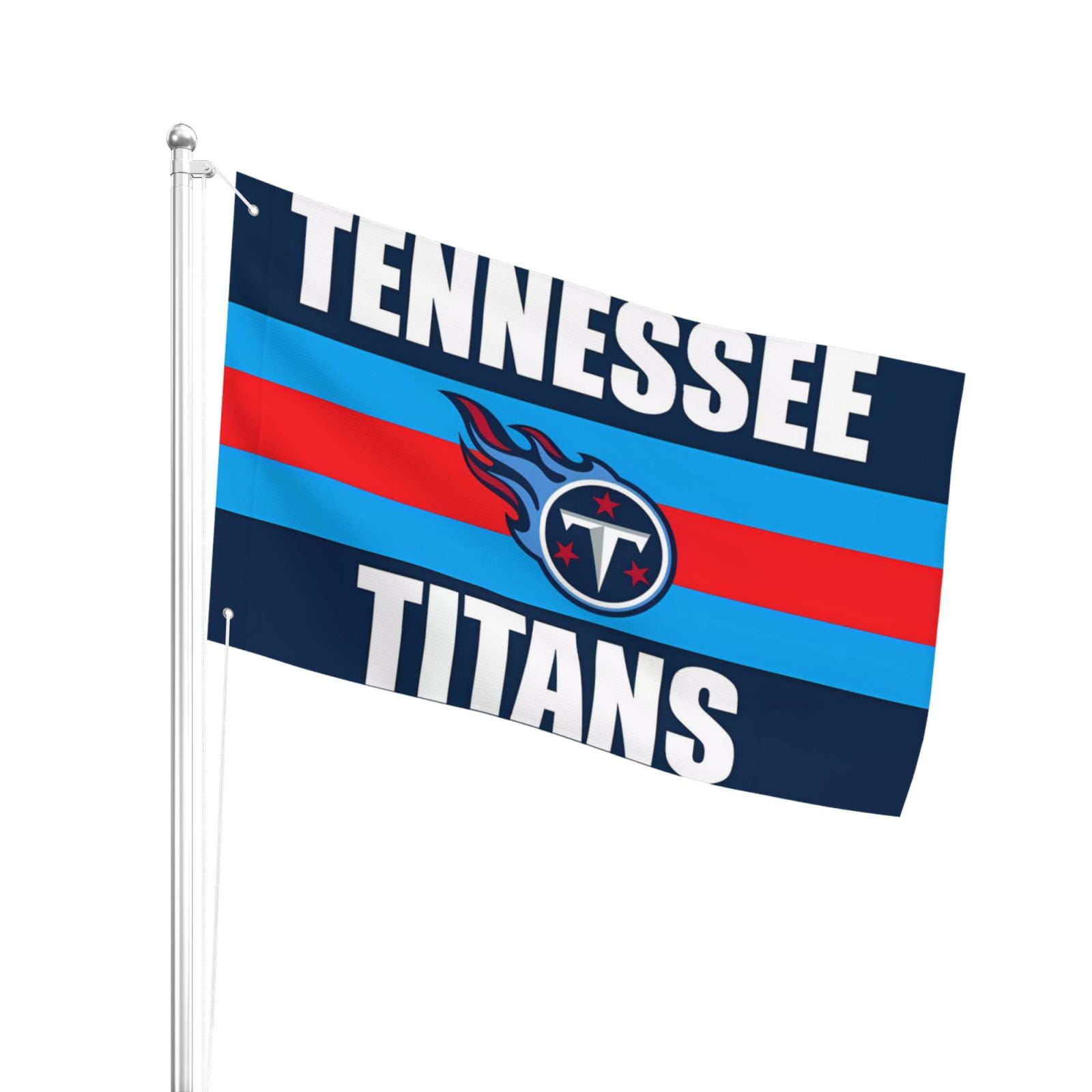 Titans Three Layer personalized Double Sided Flag Football Fans ...