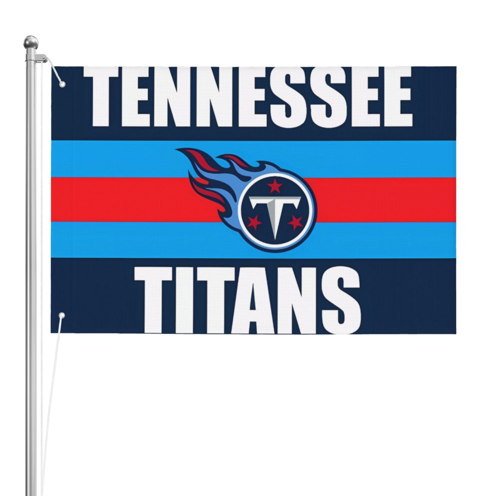 Titans Three Layer personalized Double Sided Flag Football Fans ...