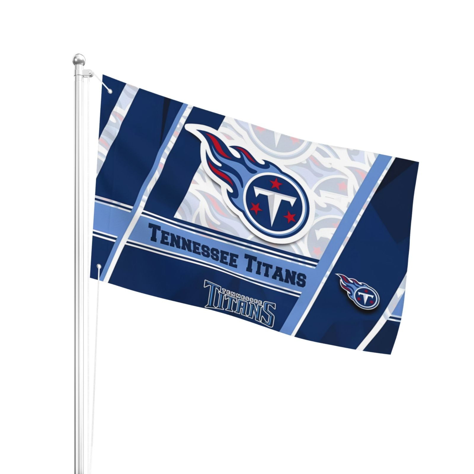 Titans Three Layer personalized Double Sided Flag Football Fans ...
