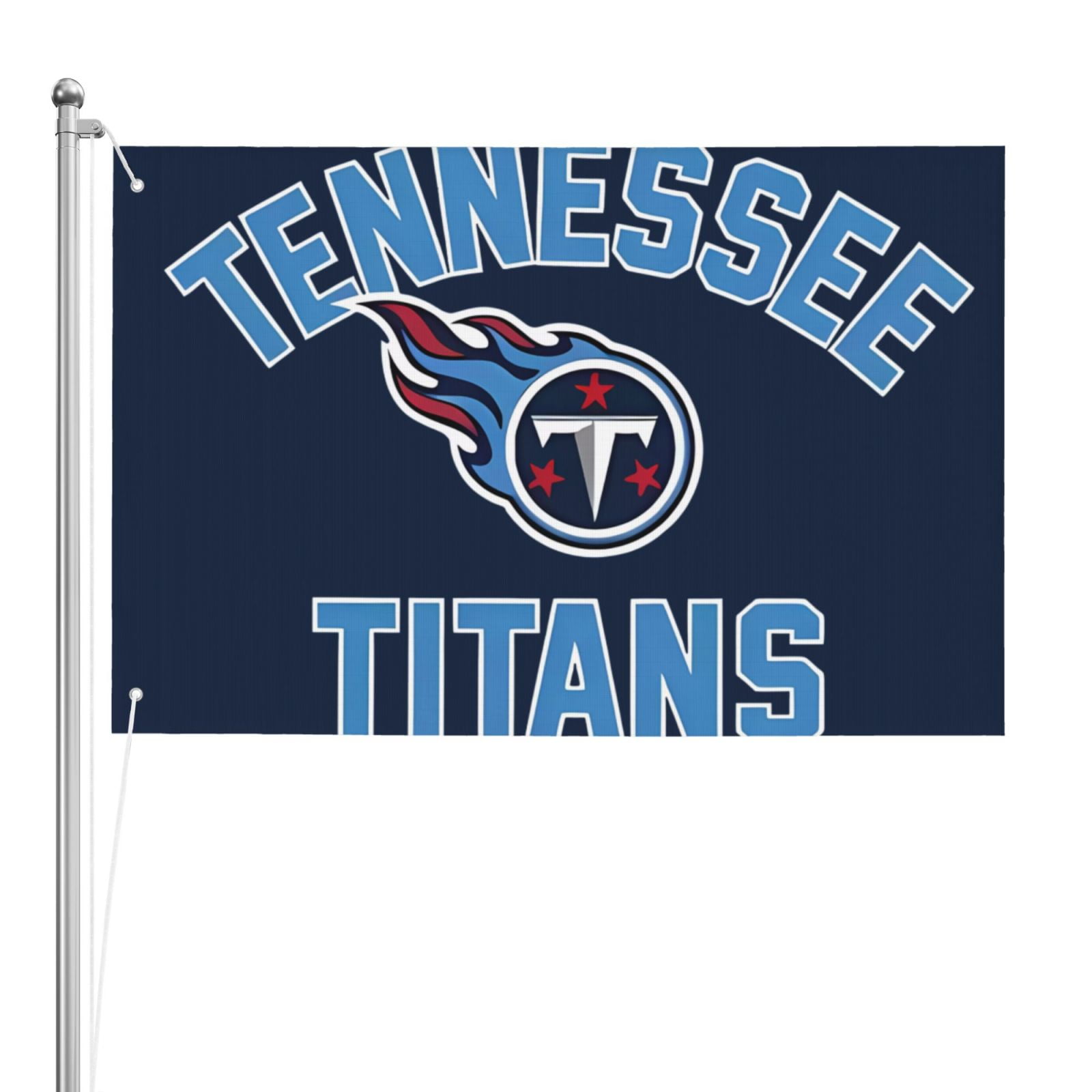 Titans Three Layer personalized Double Sided Flag Football Fans ...