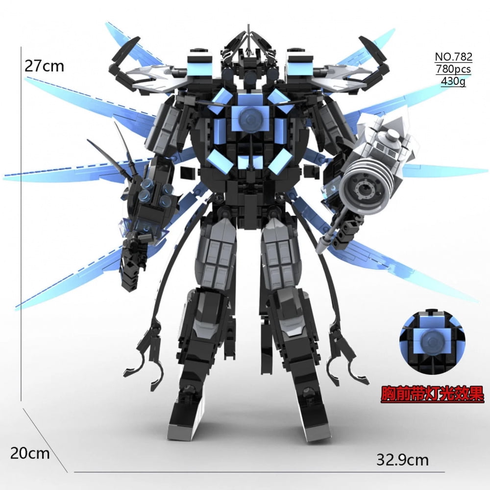 Titans Tv Man Skibidi Toilet Building Blocks Speakerman Titans Man ...