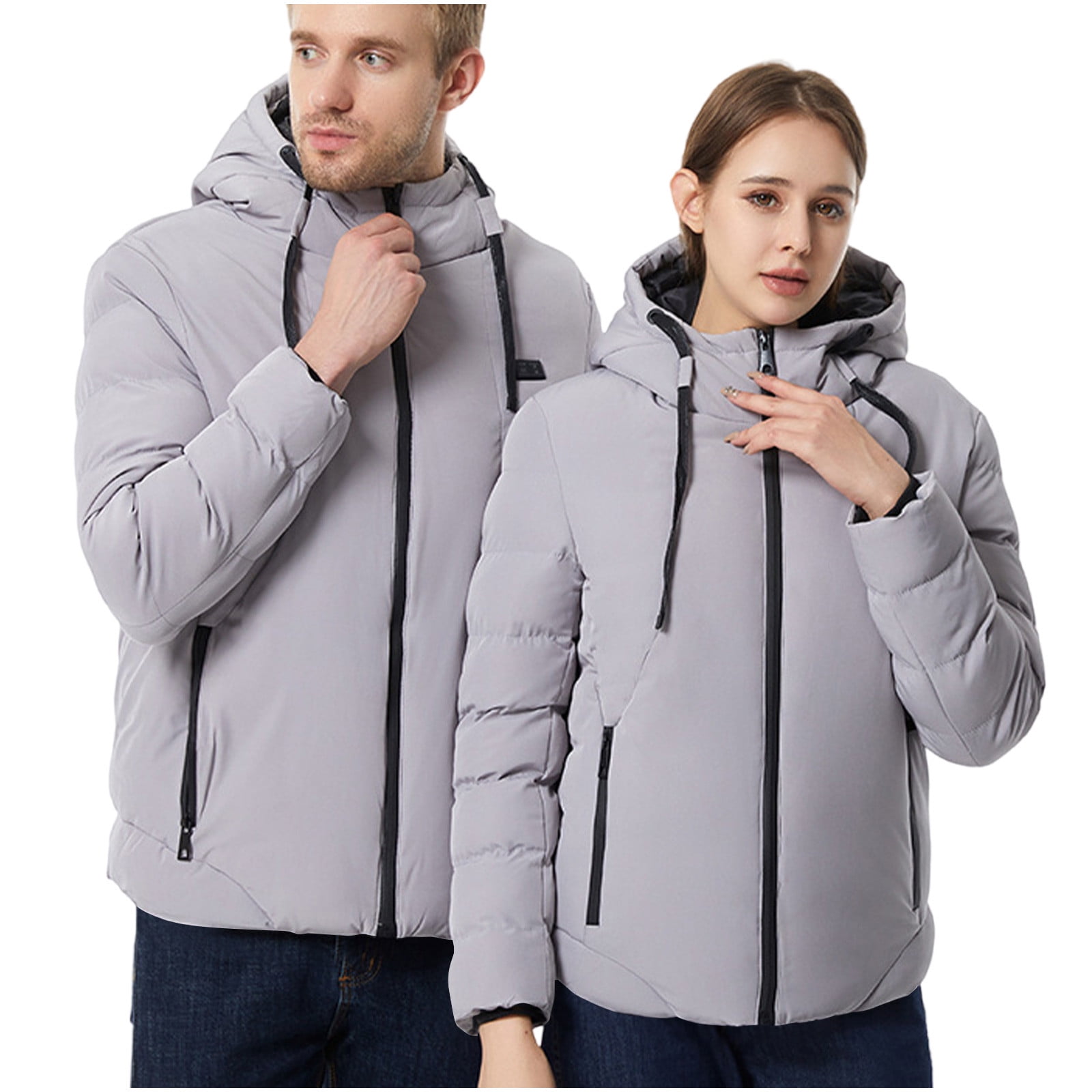 Titcea Heated Jacket for Women and Men, 11 Heating Zones, USB ...