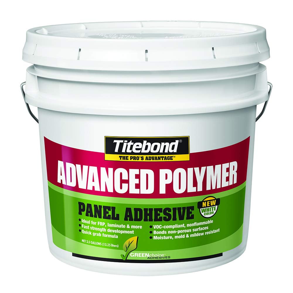 Titebond GREENchoice 3.5 gal Advanced Polymer Panel Adhesive Glue Pail ... Titebond GREENchoice 3.5 gal Advanced Polymer Panel Adhesive Glue Pail ...