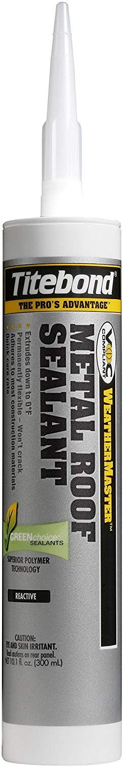 Titebond Adhesive Caulk - Waterproof Silicone - 10.1 oz, White ...