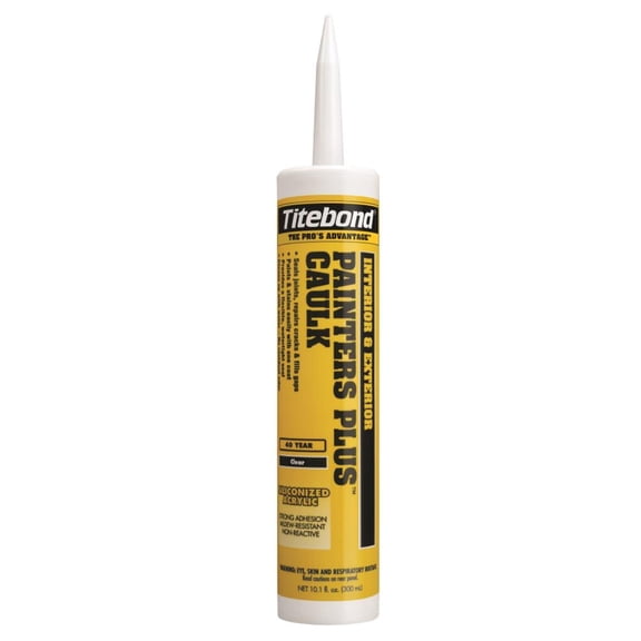 Caulk Tubes for Home Improvement Projects in White and Clear