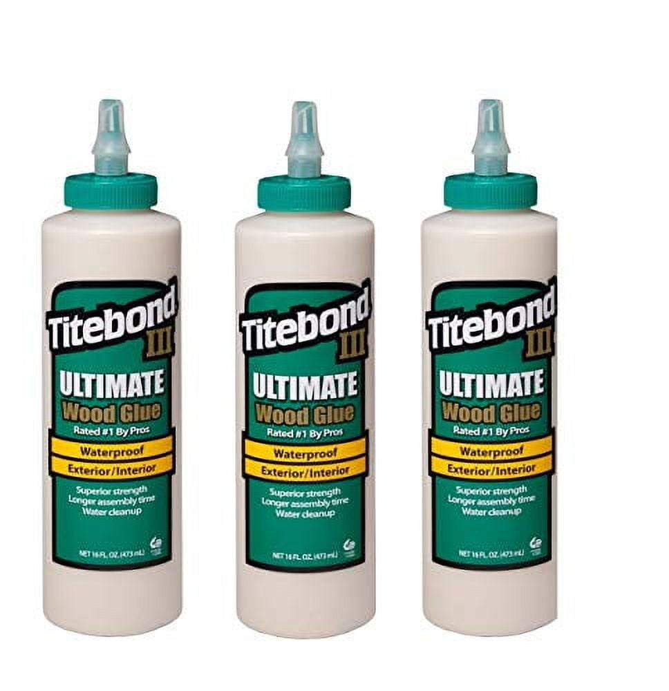 Titebond III Ultimate Wood Glue, 16-Ounces, 3 Pack - Walmart.com
