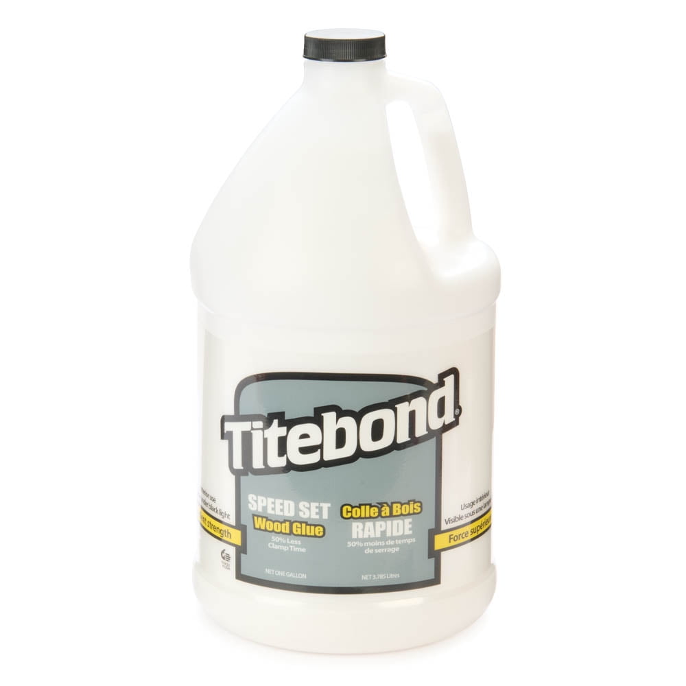 Titebond Speed Set Wood Glue, 1 Gallon, Fast Bond, Strong Adhesive ...