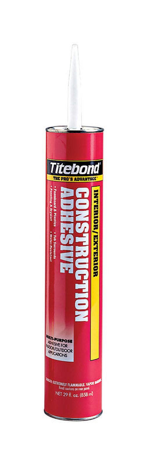 Titebond Synthetic Elastomeric Polymer Construction Adhesive 29 oz ...