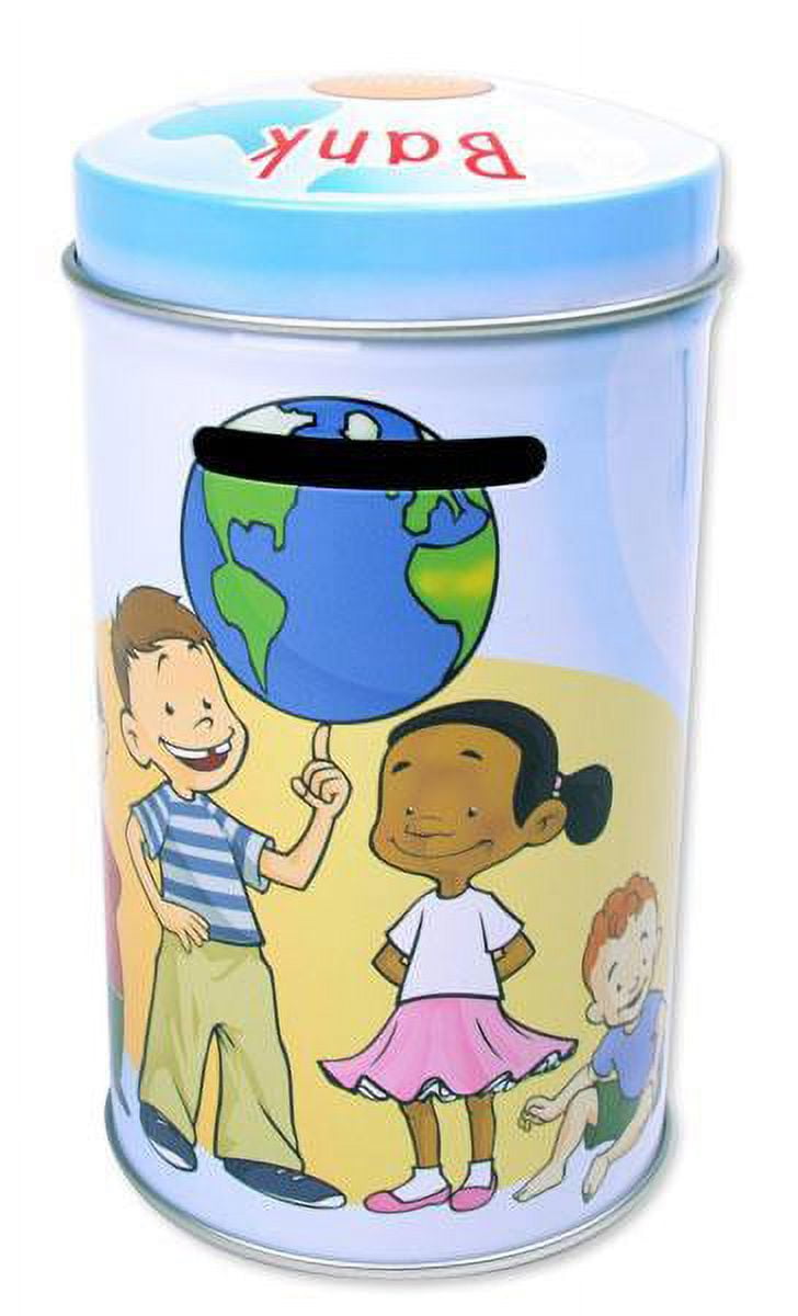 Tithing - Tin Bank - Boy - Round - Walmart.com