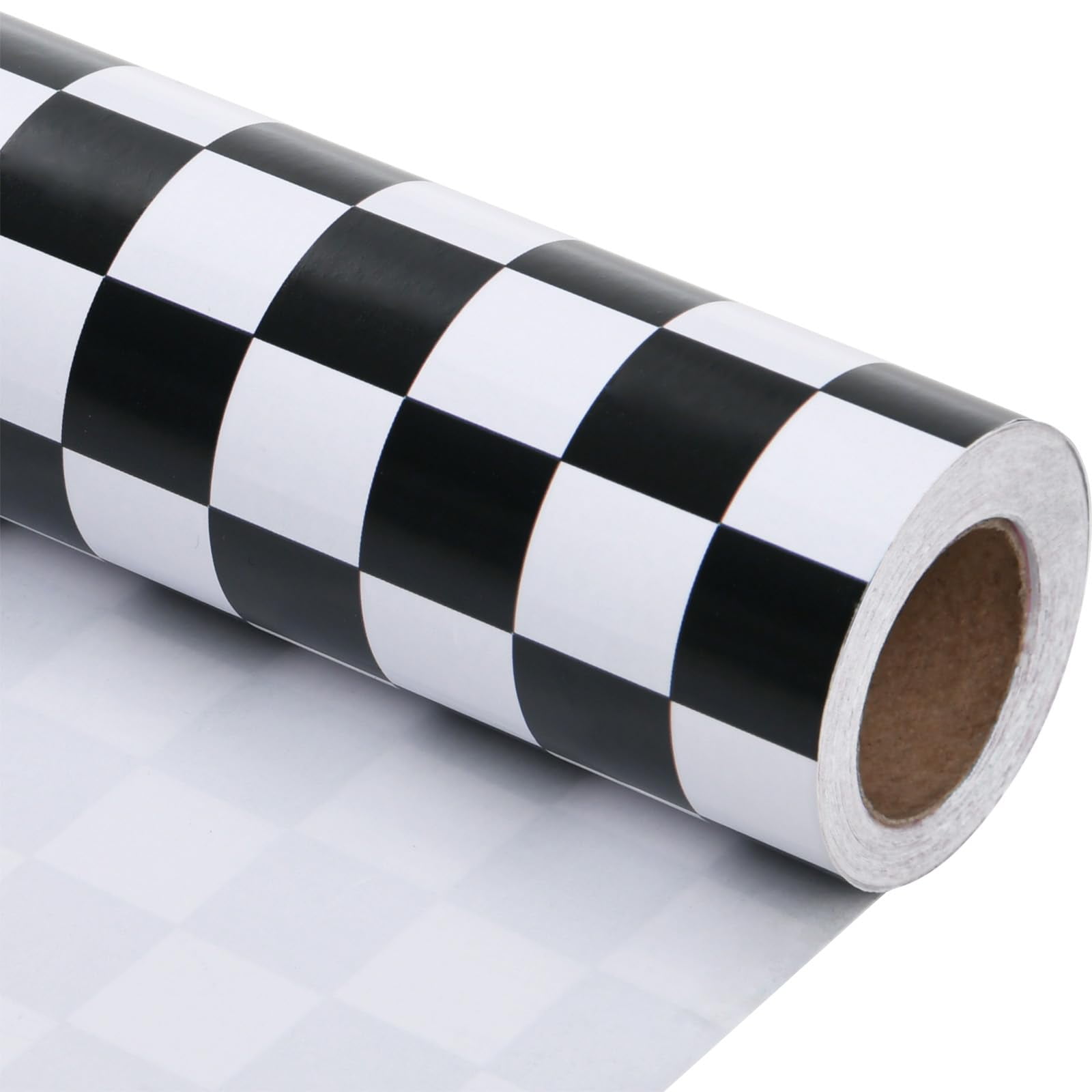 Titiweet Checkered Flag Wrapping BDF32 Paper Roll- Mini Roll 17 Inches ...