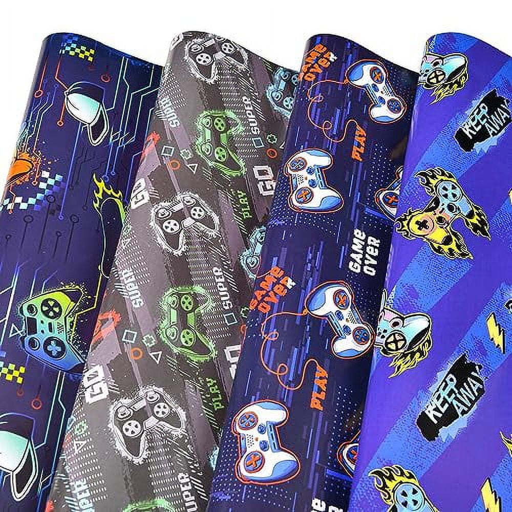 Titiweet Gaming Wrapping Paper .. - Birthday Wrapping Paper .. for Boys ...