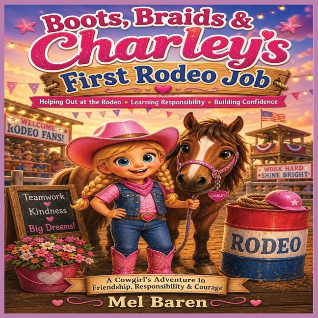 Title Boots, Braids & Charley's First Rodeo Job: A Heartwarming Rodeo ...