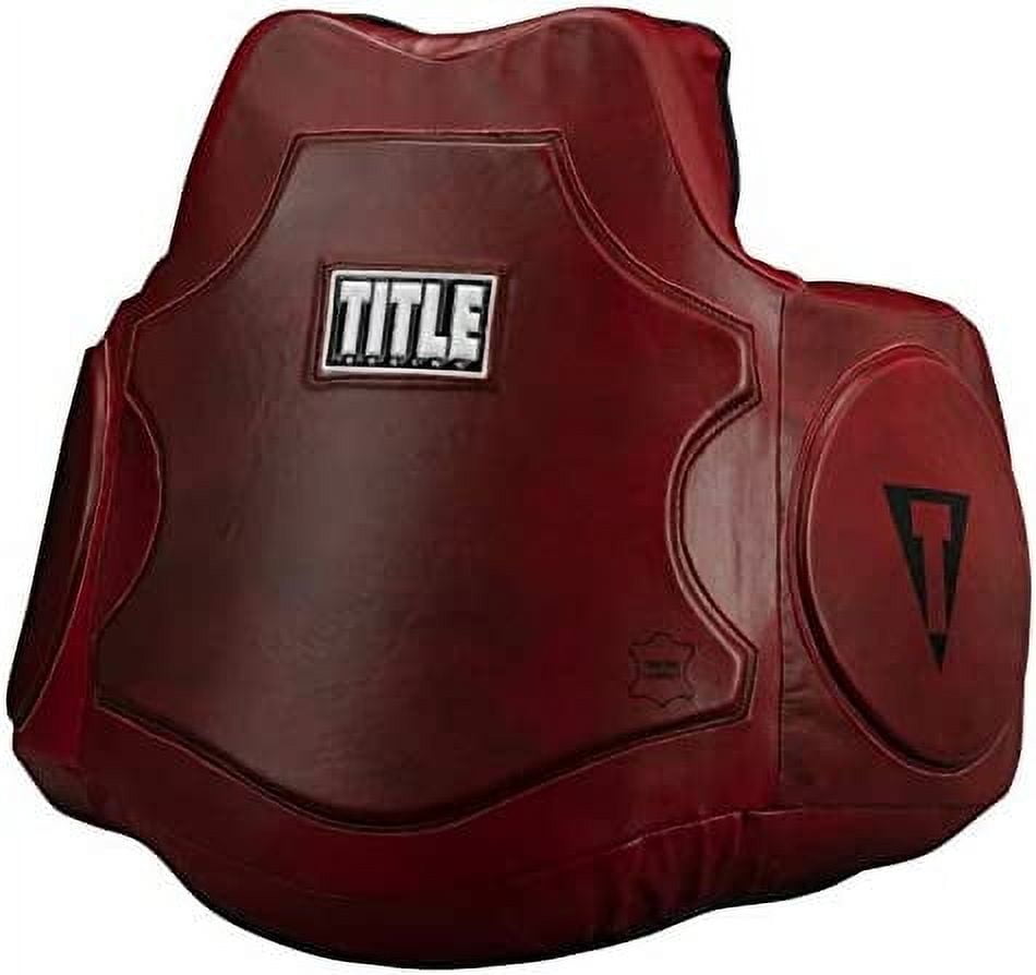 Title Boxing Blood Red Leather Body Protector - Walmart.com
