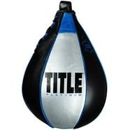 UFC Pro Leather Speed Bag - Black, MMA and Boxing Punching Bag ...