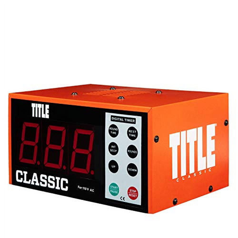 Title Classic XL Digital Gym Timer - Gym Clock, Interval Timer, Workout ...