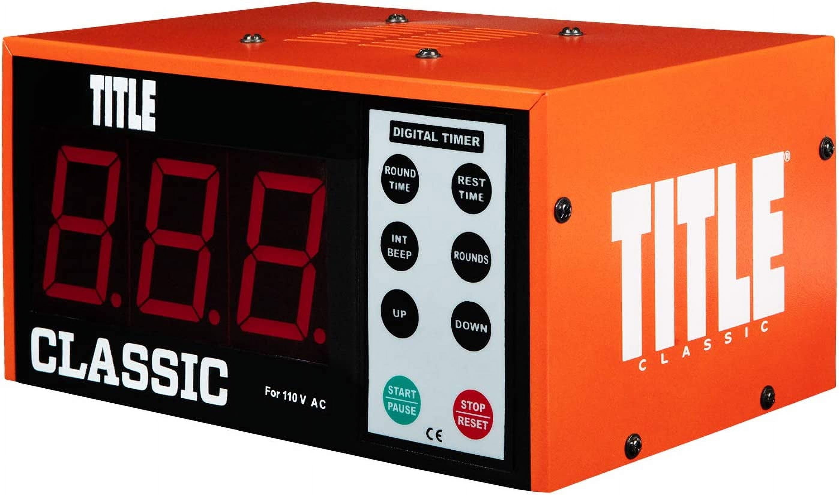 Title Classic XL Digital Gym Timer - Gym Clock, Interval Timer, Workout ...
