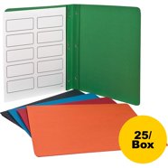 Oxford Report Cover, 3 Fasteners, Panel and Border Cover, Letter, Red ...