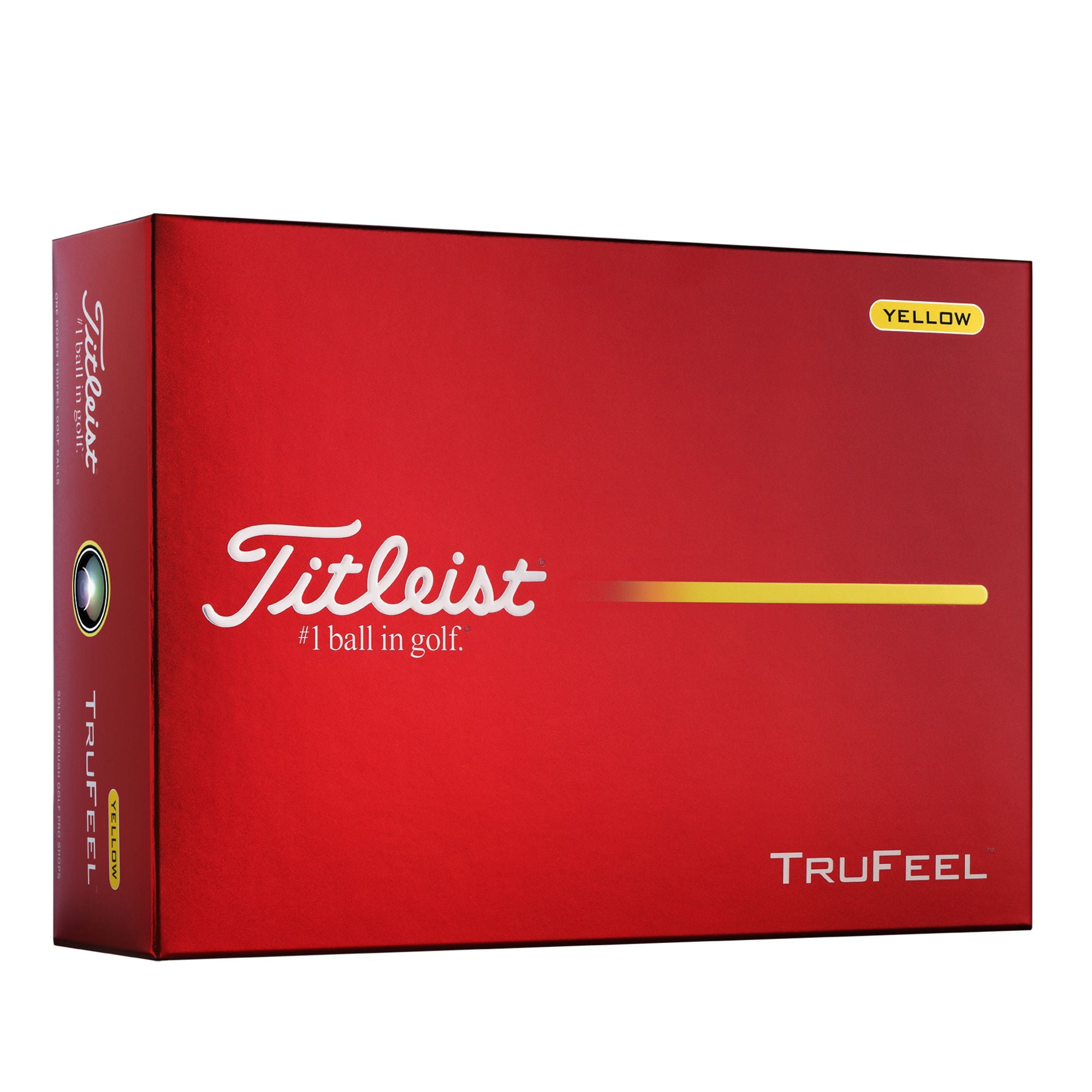 Titleist 2026 TruFeel Golf Balls 12pk, Yellow - Walmart.com