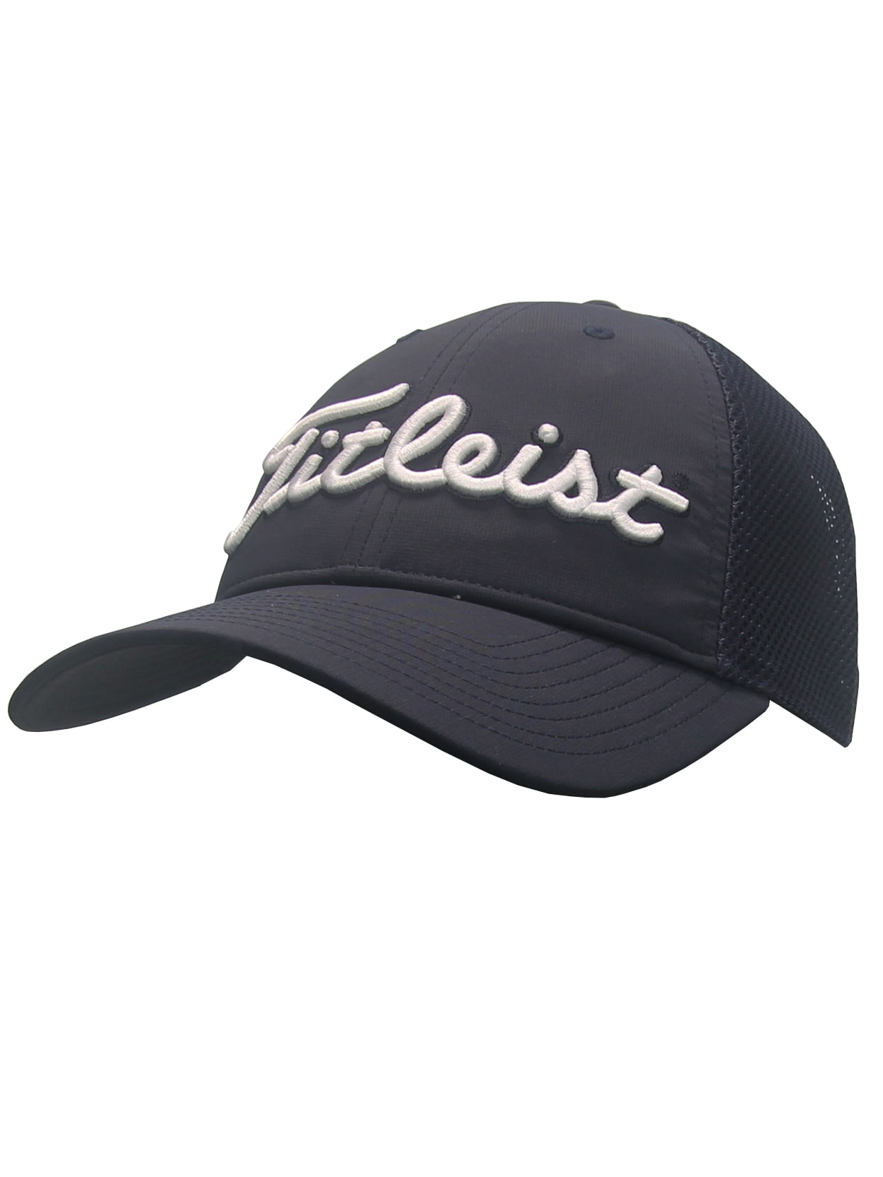 Titleist Golf Performance Mesh Snap Back Adjustable Hat, Navy/White ...