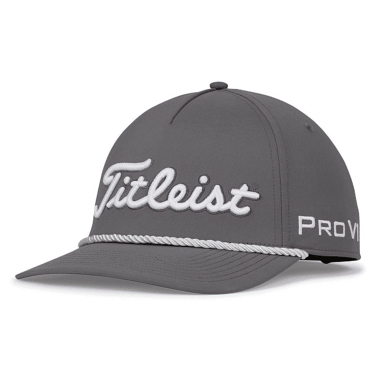 Titleist Golf Tour Rope Hat Charcoal/White - Walmart.com