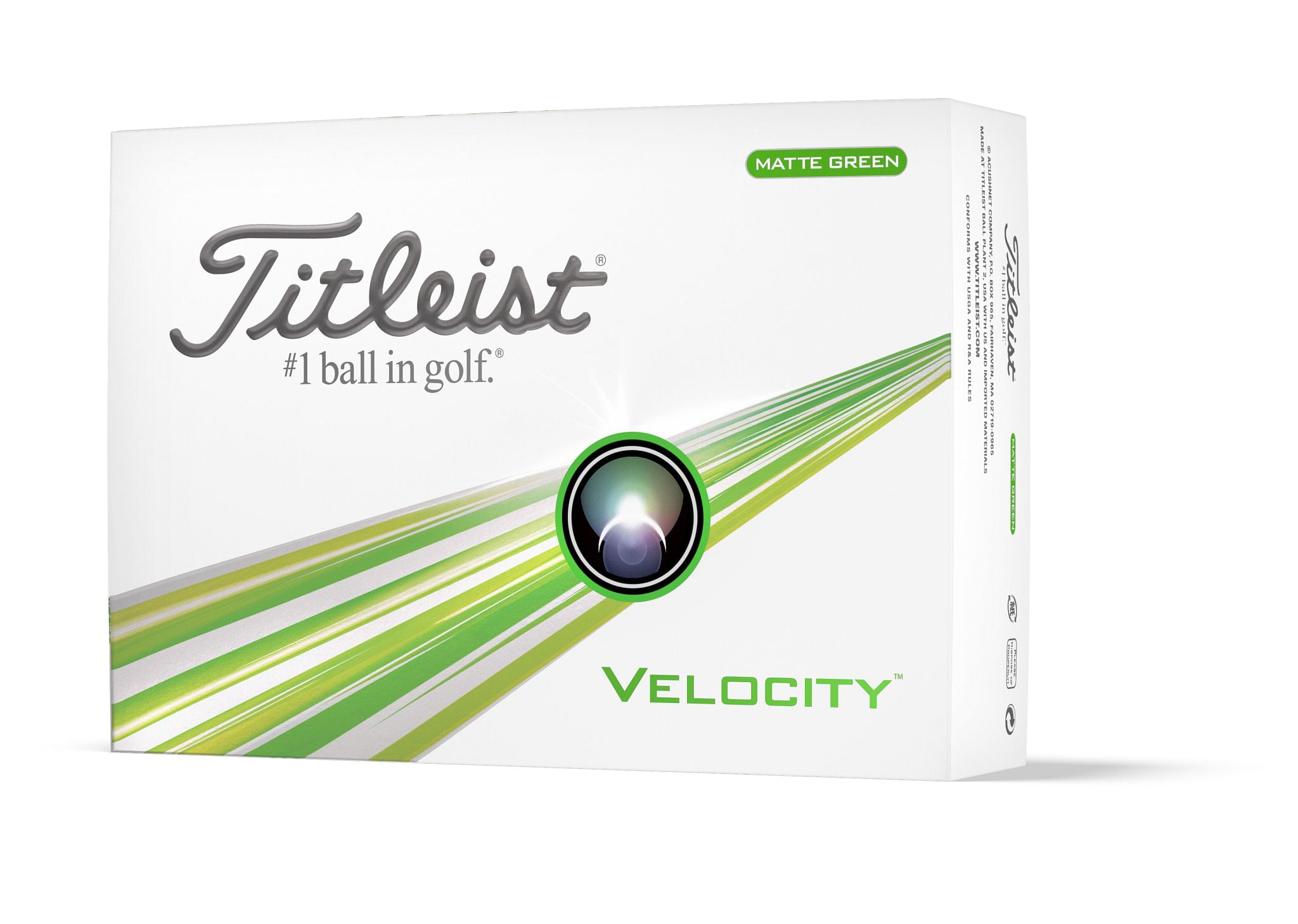 Titleist Velocity Matte Green DD #'s, 12 Pack, Green - Walmart.com