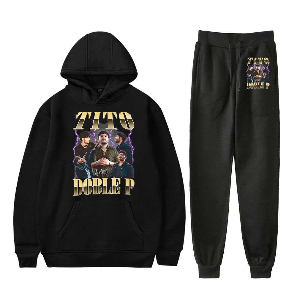 Tito Double P 2025 Merch Hoodie and SWEATPANTS set pop print Unisex ...