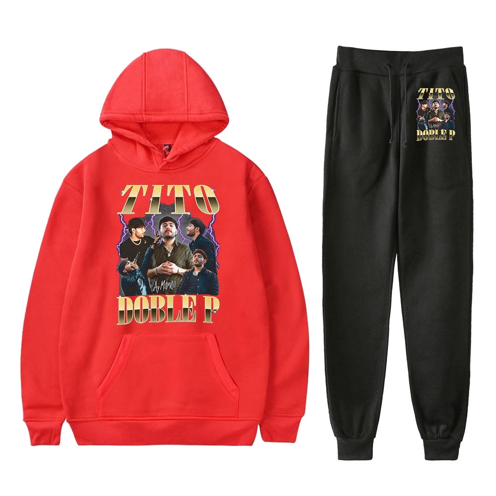 Tito Double P 2025 Merch Hoodie and SWEATPANTS set pop print Unisex ...