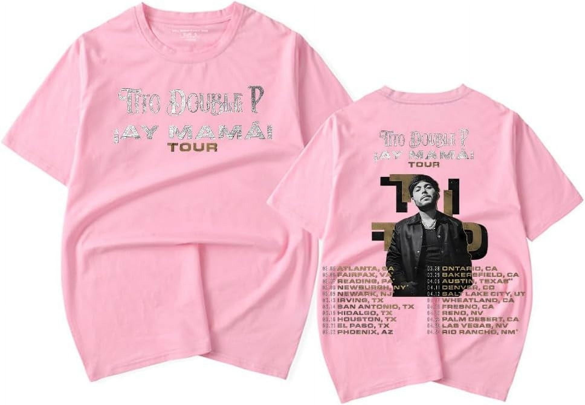 Tito Double P ¡Ay Mamà! Tour 2025 Unisex Short Sleeve Tee - Official Merchandise - Walmart.com