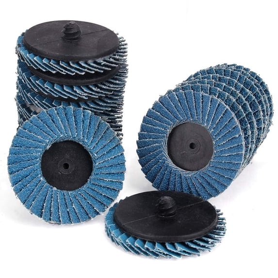 Titoe 24 PCS 2 inch Flap Disc(80 Grits)，T27 Zirconia Alumina，Grinding ...