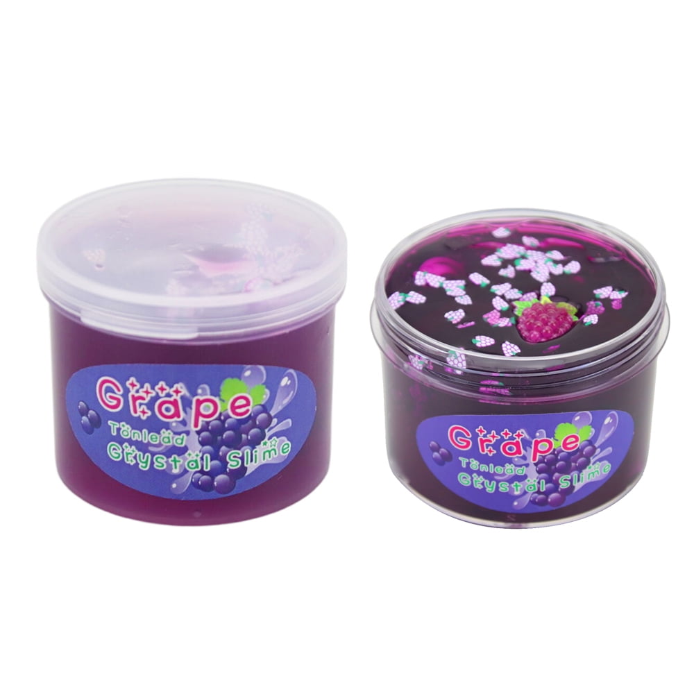 Titoumi Grape Purple Clear Slime Crystal Putty - Soft Jelly Clay Non ...