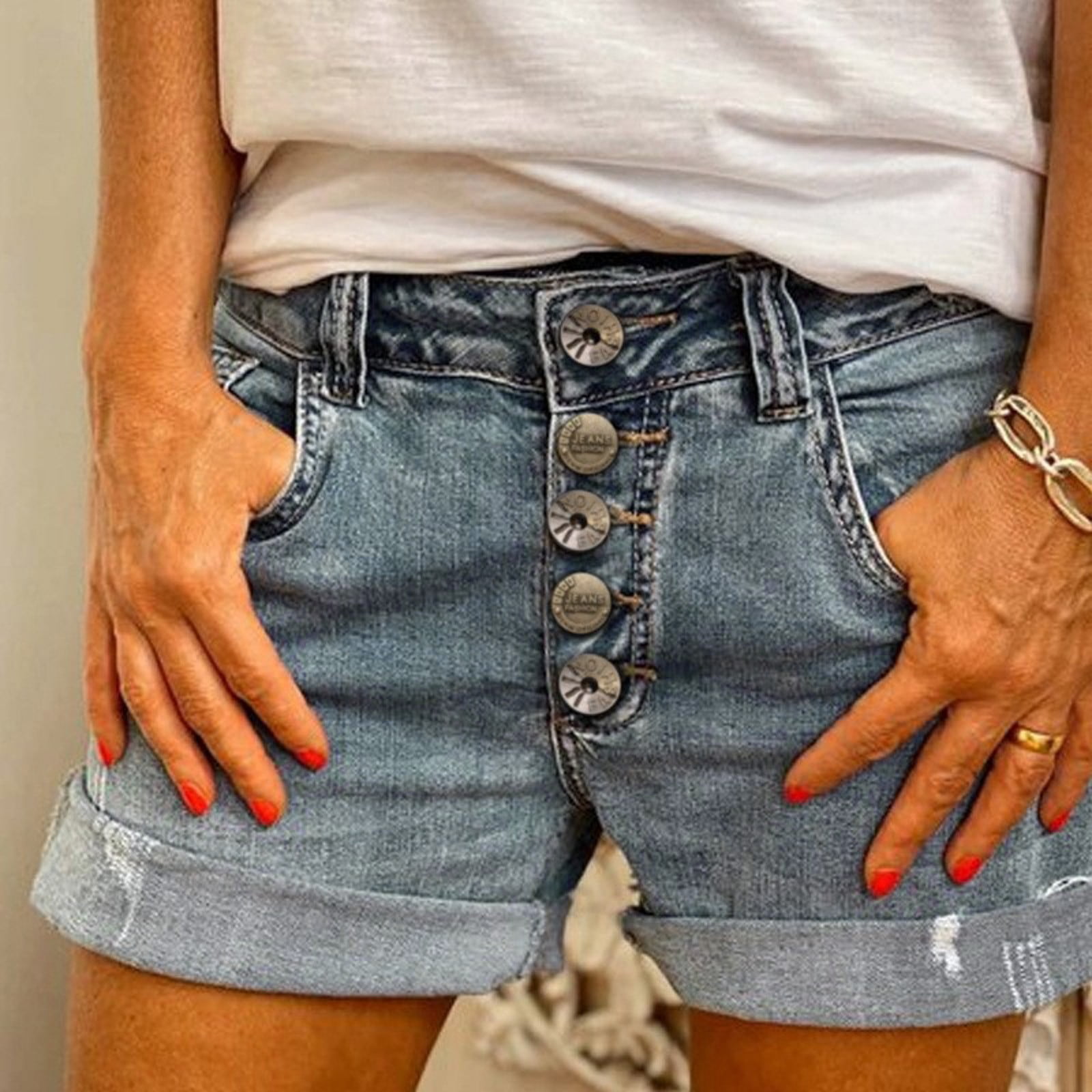 Tittly Shorts for Women Jeans for Women Women's Popular Denim Shorts ...