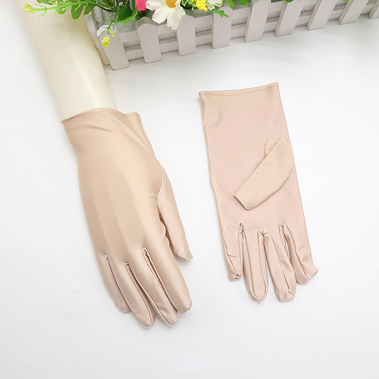Tittly Winter Gloves Grip Socks 3 Pairs Cotton Gloves Resuable Soft ...