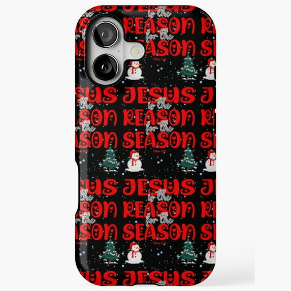 Titus 2:11 Faith Holiday Season Christian Art for iPhone 17 to 11 Pro ...