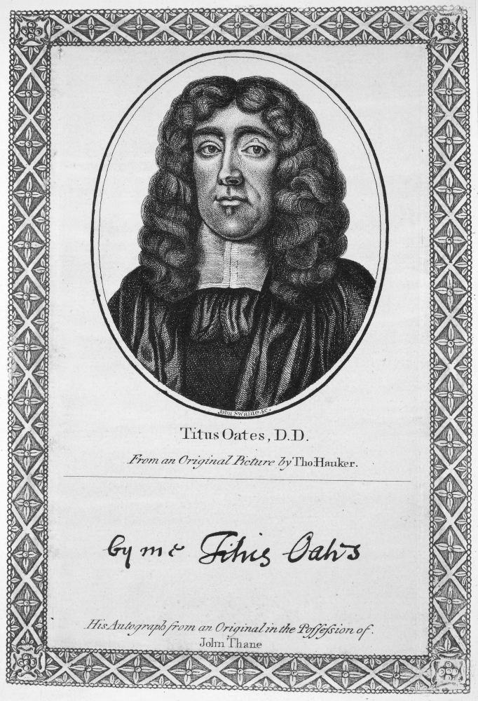 Titus Oates (1649-1705). /Nenglish Imposter And Fabricator Of The ...