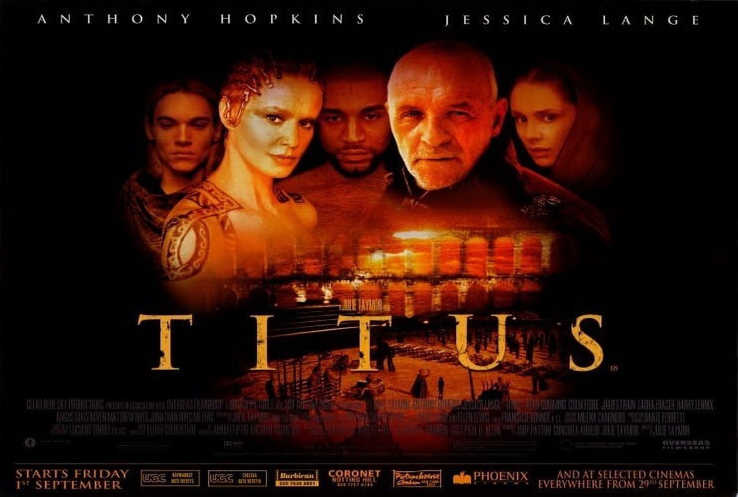 Titus - movie POSTER (Style A) (30" x 40") (1999) - Walmart.com