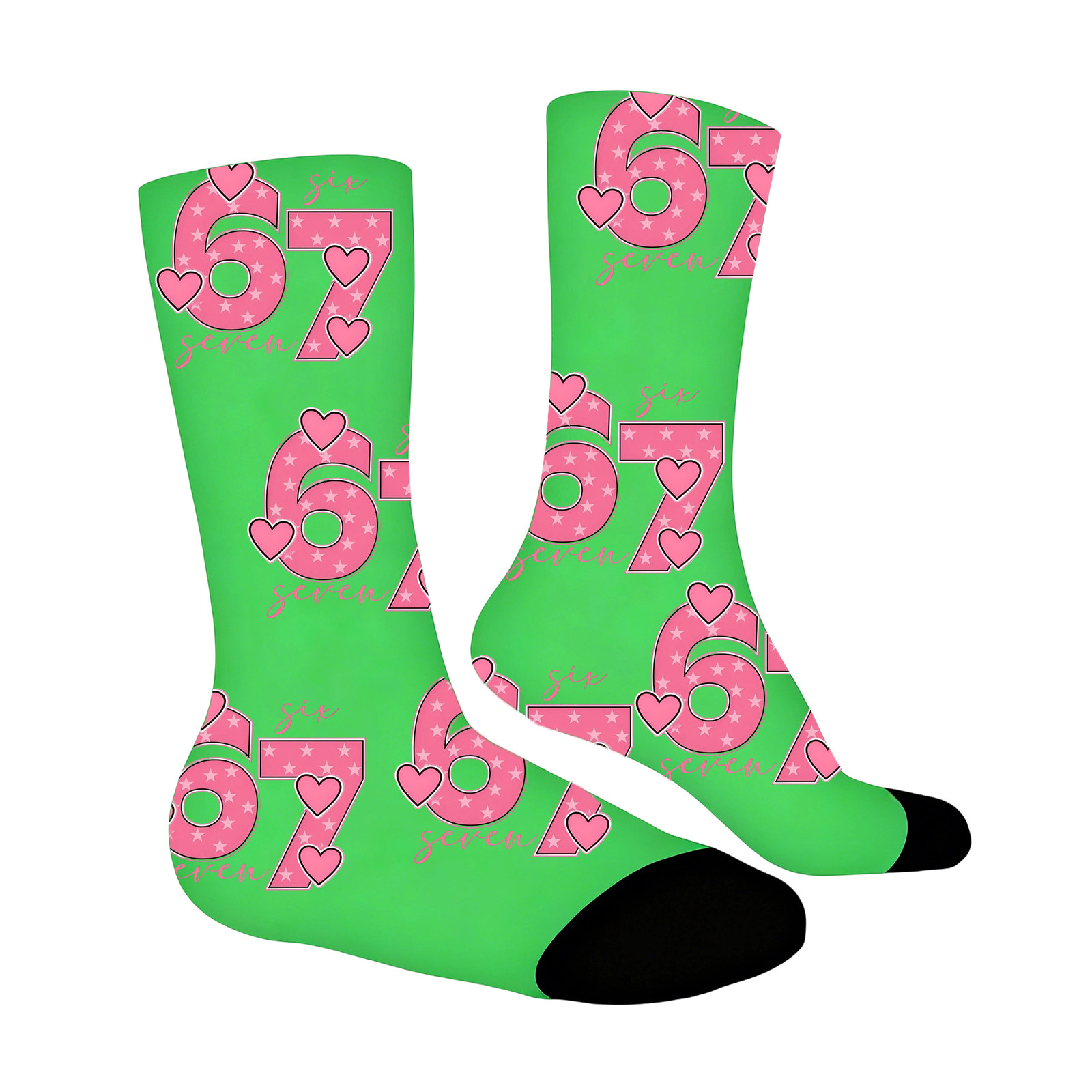Tiweut 67 Socks Novelty Six Seven Funny Number Socks Meme Christmas ...