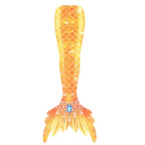 Pink Adjustable Mermaid Swim Fin for Swimming Training Children ...