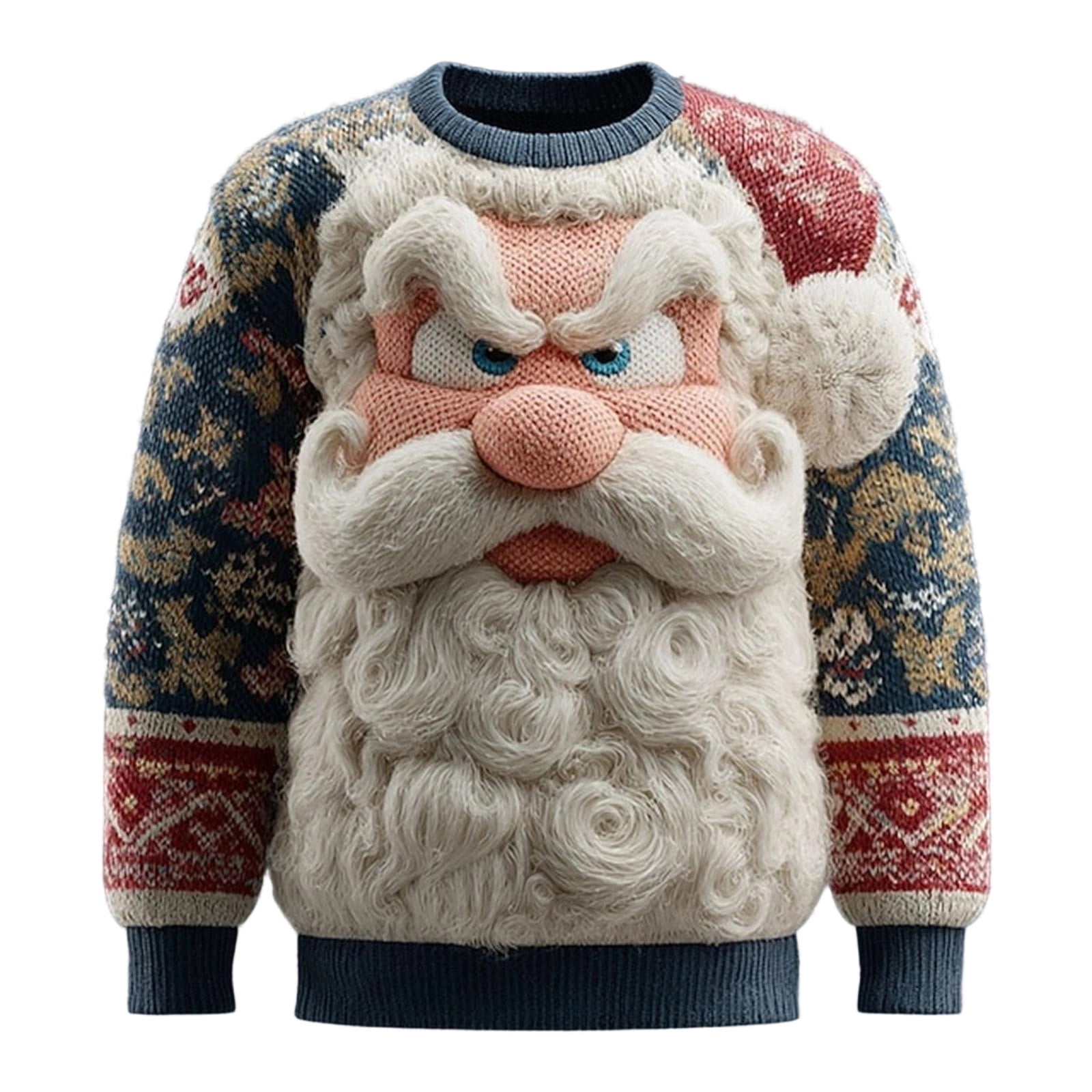 Tiweut Santa Christmas Sweaters for Men 2025 Funny Christmas ...