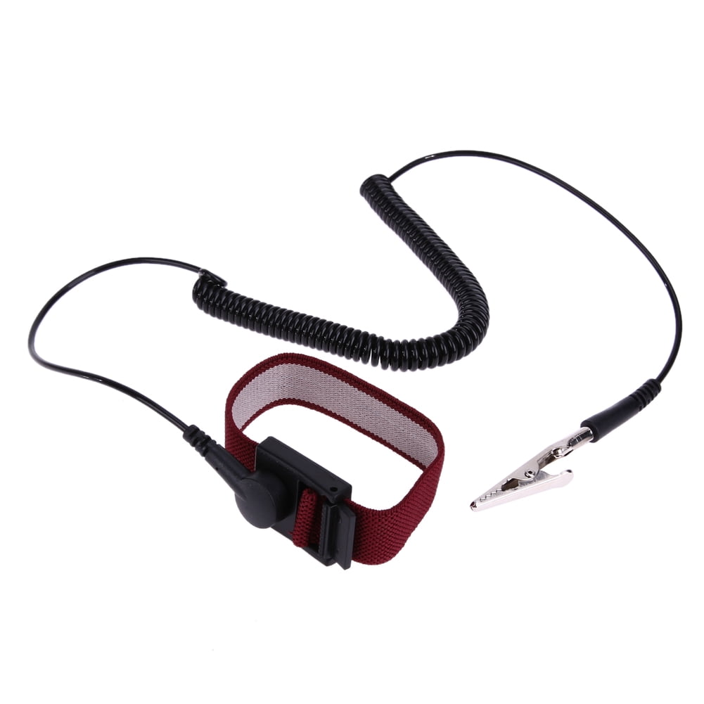 Tiyuyo 2 Meters Cable Anti Static ESD Wrist Strap Ground Static ...