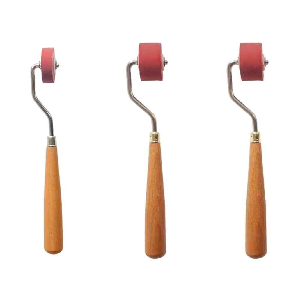 Tizuqe 1/3Pcs Rubber Brayer Roller, Soft Rubber Rollers for Printmaking ...