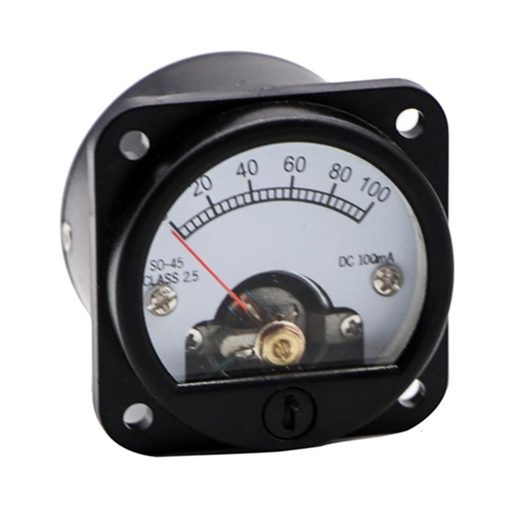 Tizuqe 100mA Analogue Current Gauge 45 Type Ammeter for Home Auditory ...